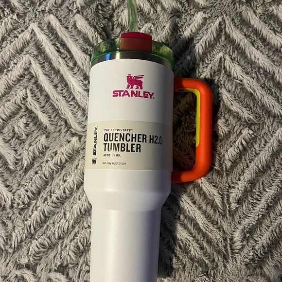 Stanley | Dining | Stanley White Neon 4oz Quencher | Poshmark
